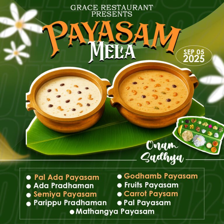 Payasam Mela – Grace Restaurant